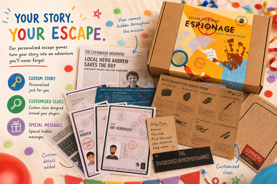 Personalised Escape Room Games – Escape Challenge Kits